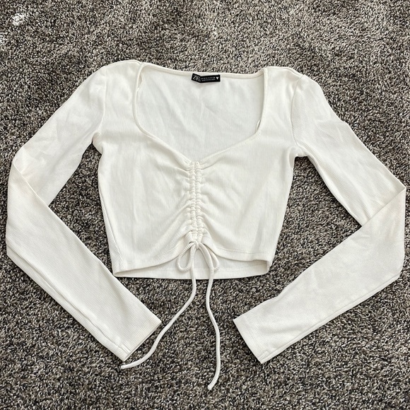 Zara | Tops | Zara Cropped Top | Poshmark